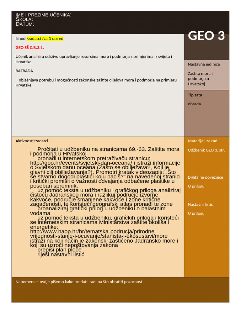 23 Zaštita Mora I Podmorja U Hrvatskoj | PDF