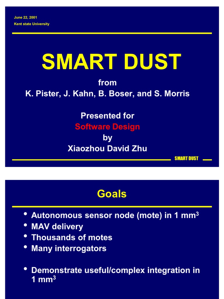 Smart Dust | PDF