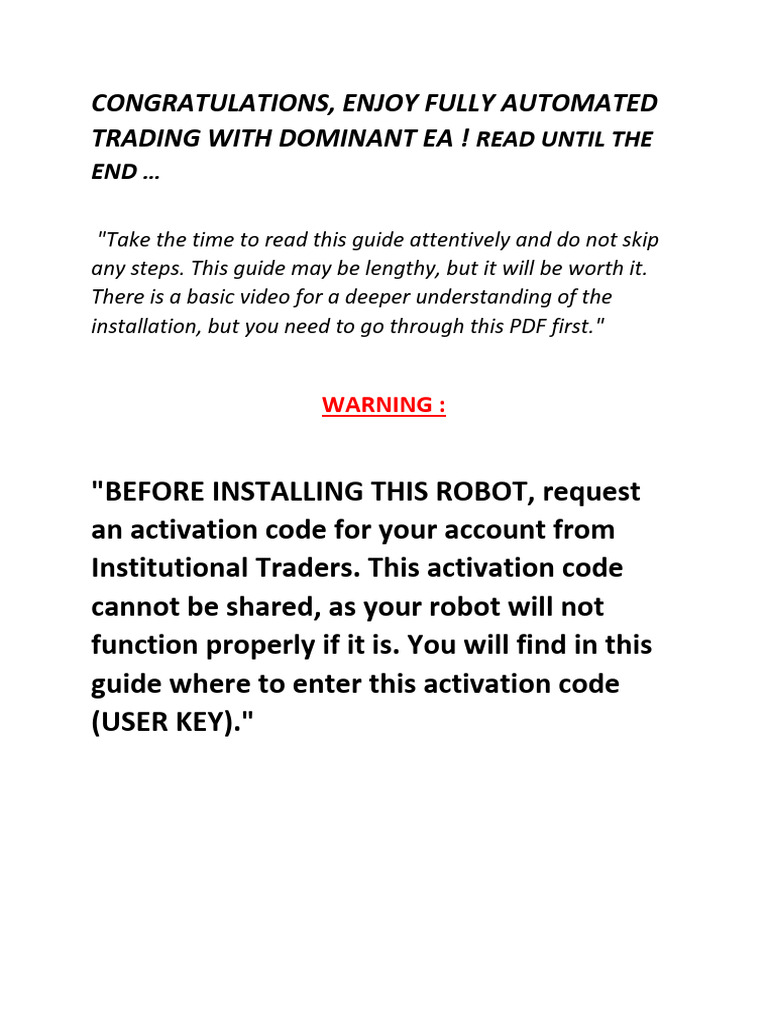 Installation Guide For Dominant Ea | PDF | Computer File | Zip (File Format)