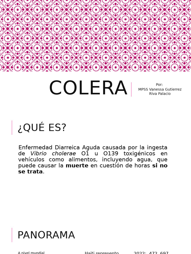 Colera | PDF