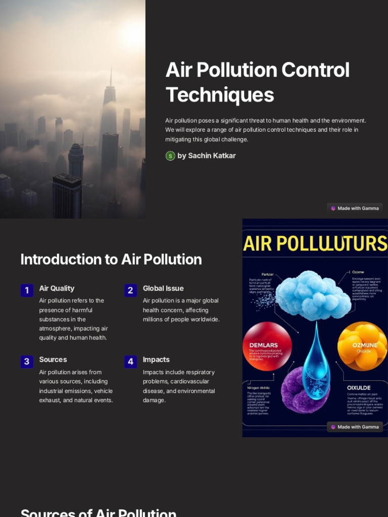 Air Pollution Control Techniques | PDF | Air Pollution | Particulates