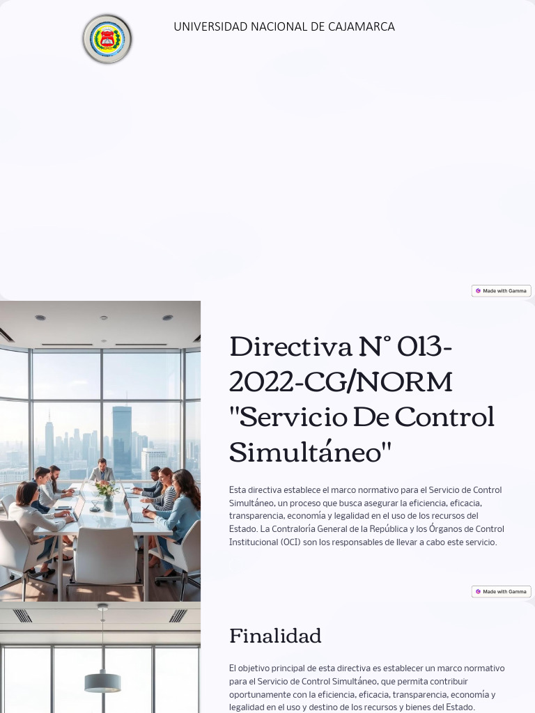 Servicio de Control Simultaneo 2 | PDF | Planificación