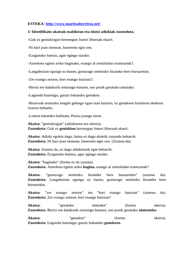 Dbho 2 Bigarren Ebaluazioa (Ariketak-Ulermena) | PDF