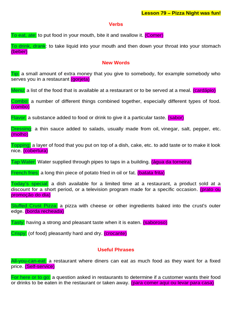 Lesson 79 Preparation | PDF