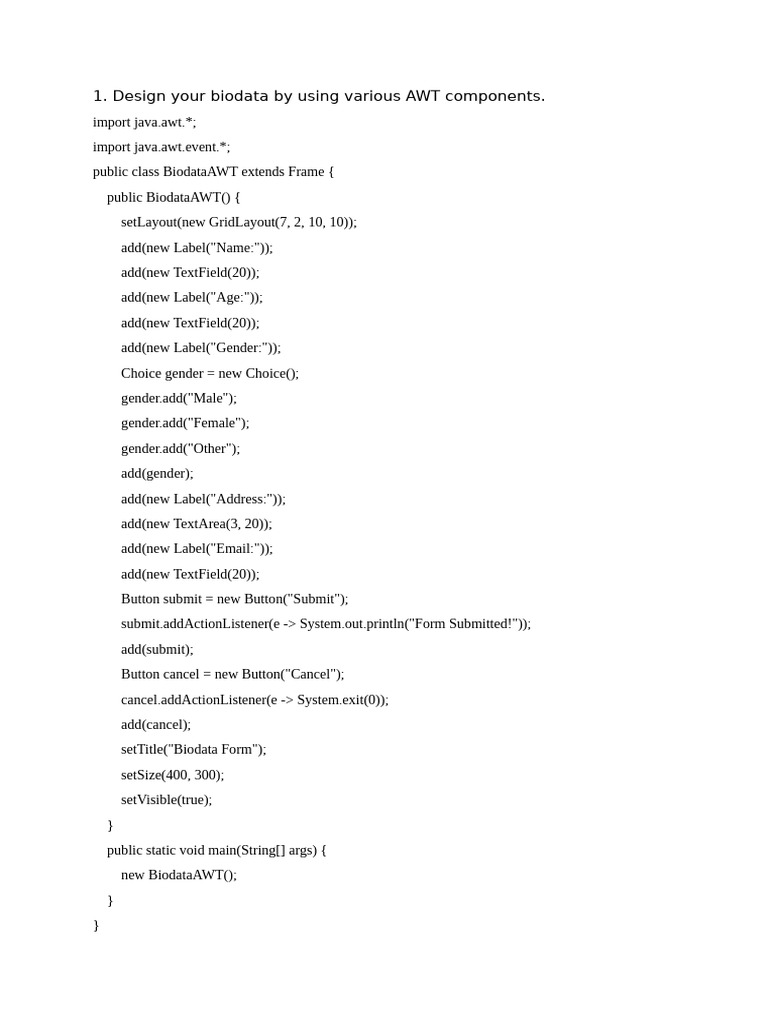 AJP Practical Exam Ans | PDF | Data Management Software | Software