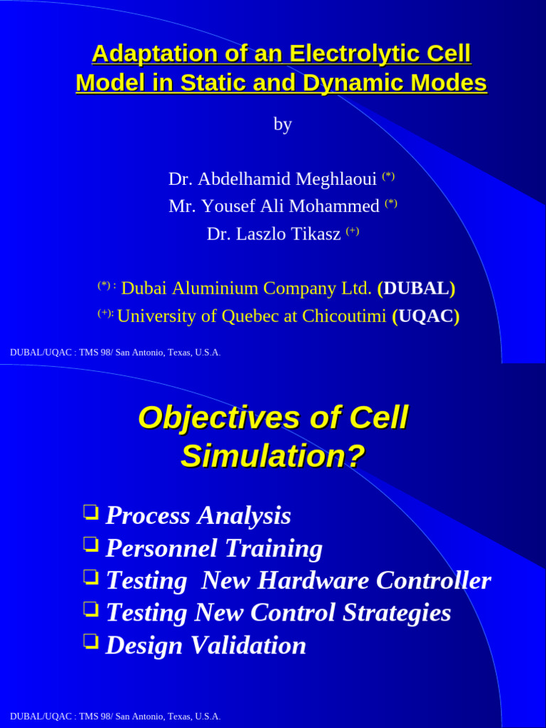 Aluminium Reduction Cell Simulator4 | PDF | Anode | Cathode
