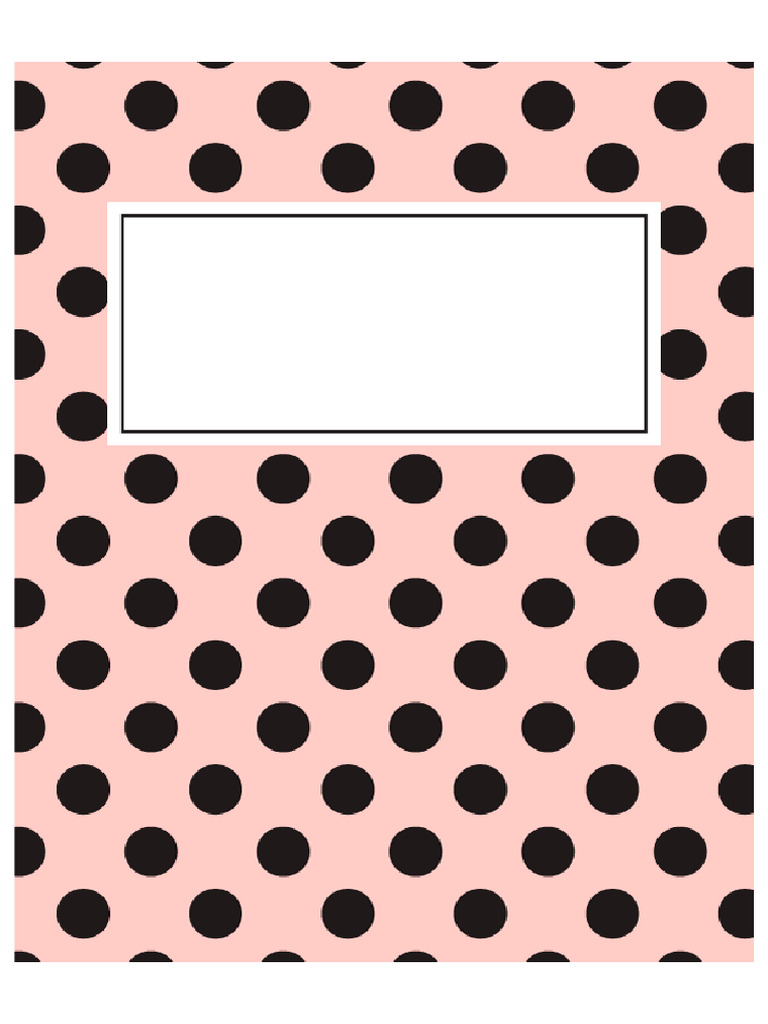 Notebook Cover Pattern 3 | PDF