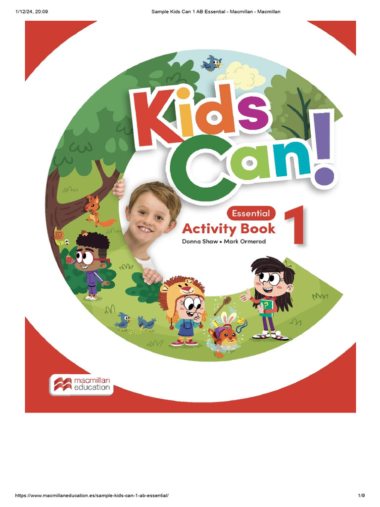 KidsCan1 ACTIVITYBOOK SAMPLE | PDF