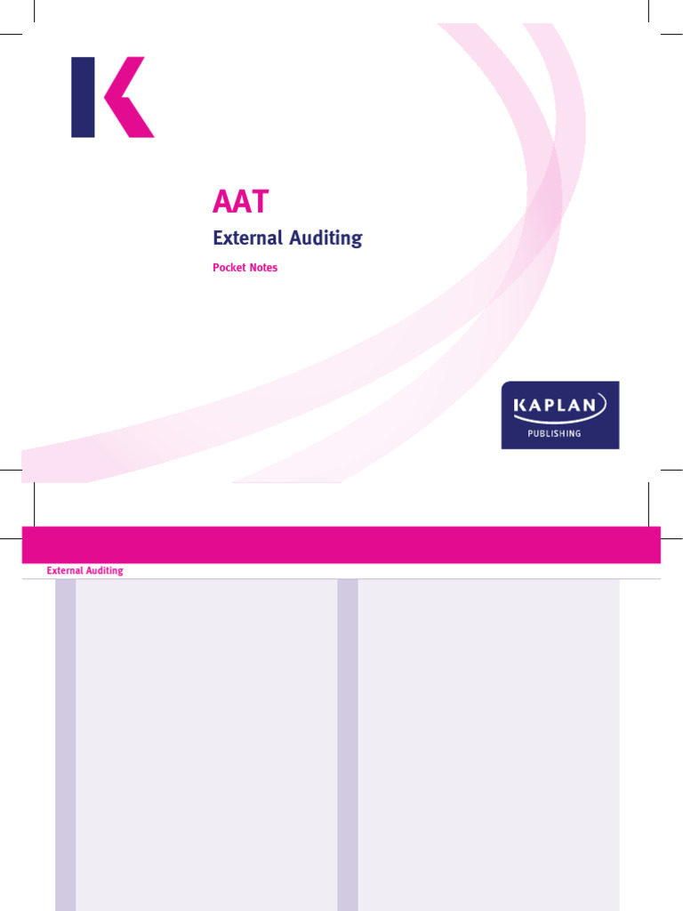 Look Inside Pocket Notes Aat External Auditing | PDF | Audit ...