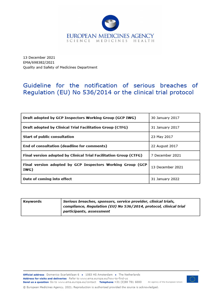 2014 Clinical Trial Protocol - en | PDF | Clinical Trial | Reliability ...