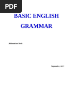 Complete English Grammar Guide | PDF