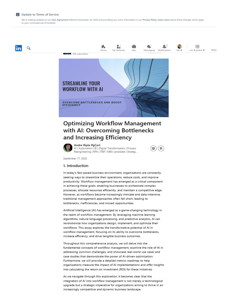 Optimizing Workflow Management With AI - Overcoming Bottlenecks and Increasing Efficiency BEST ...