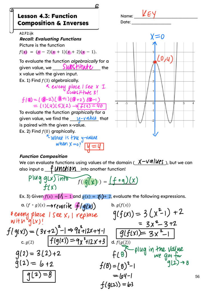 Lesson 4 3 Key Pdf Function Mathematics Mathematical Analysis