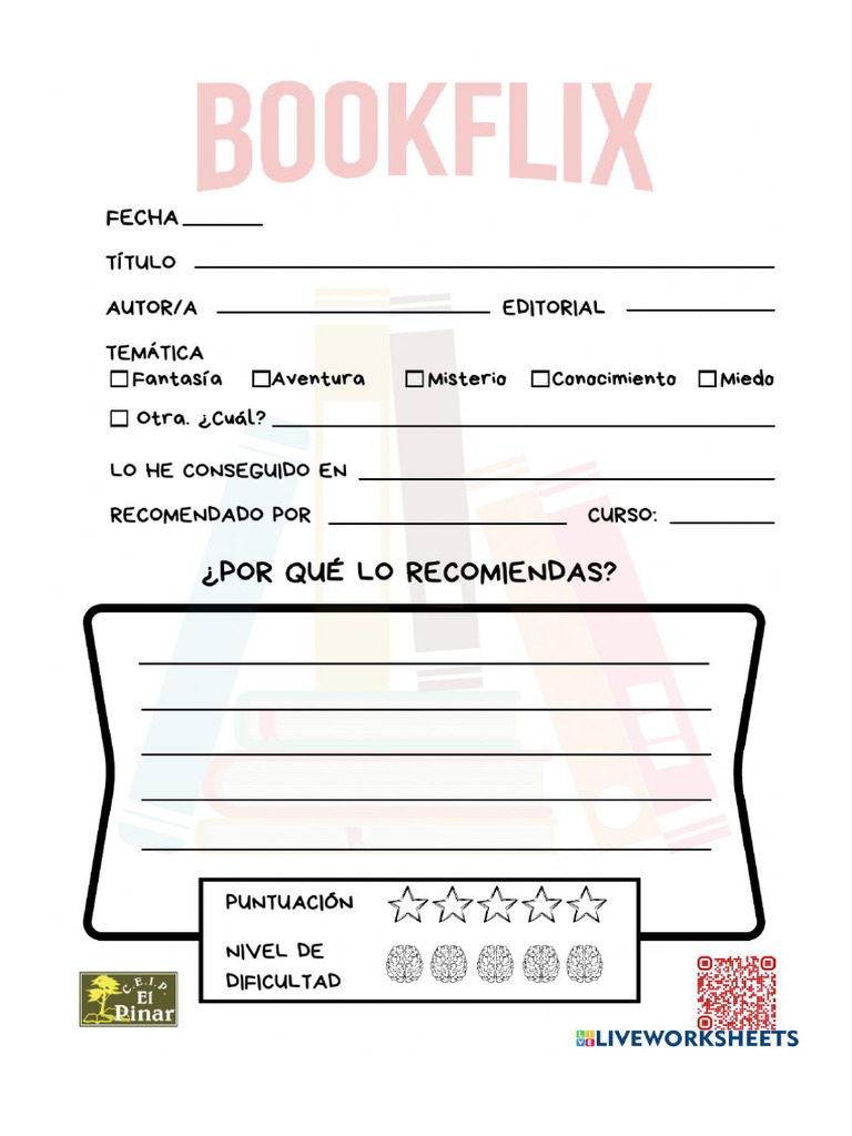 Ficha Bookflix | PDF