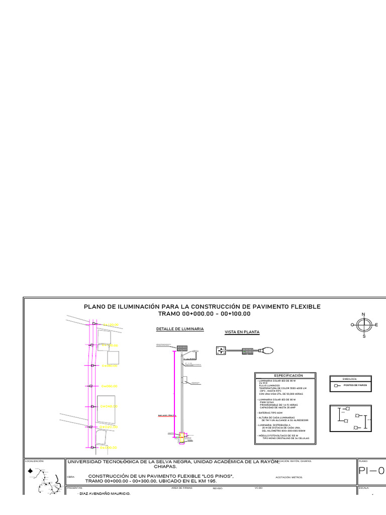 Plano de Iluminacion-Modelo | PDF