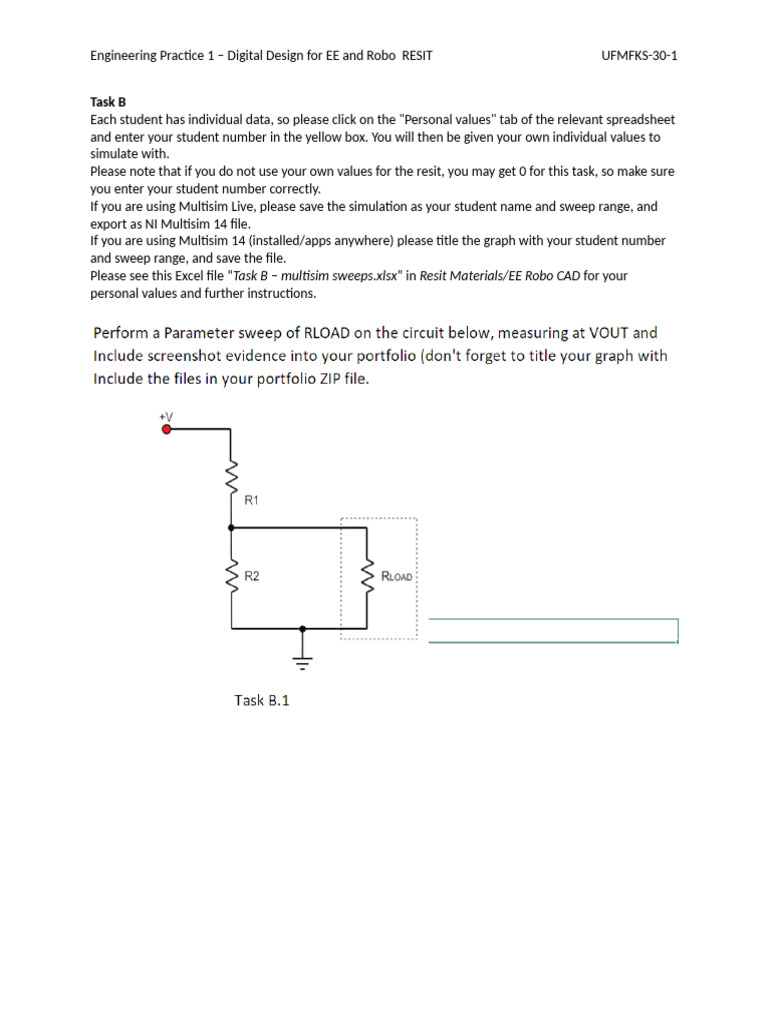 Digital Design Resit Instructions for EE | PDF