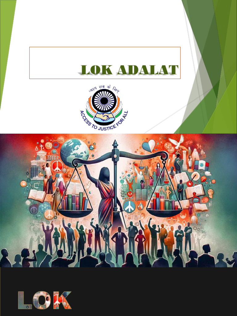 Lok Adalat | PDF | Alternative Dispute Resolution | Common Law