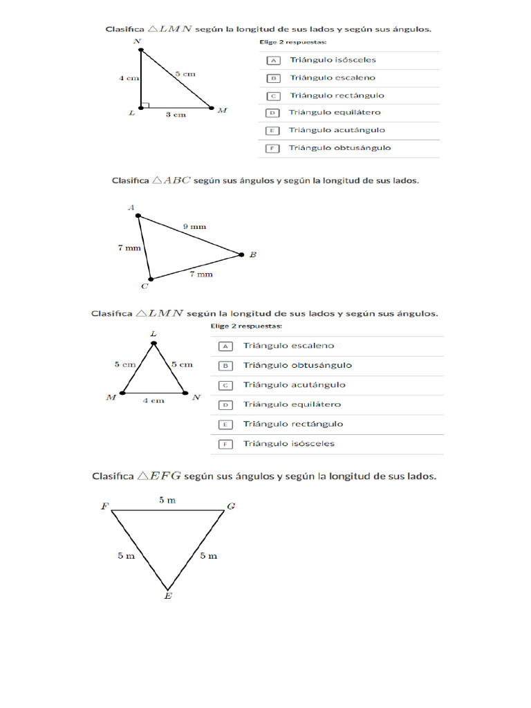 Triángulos Básico | PDF