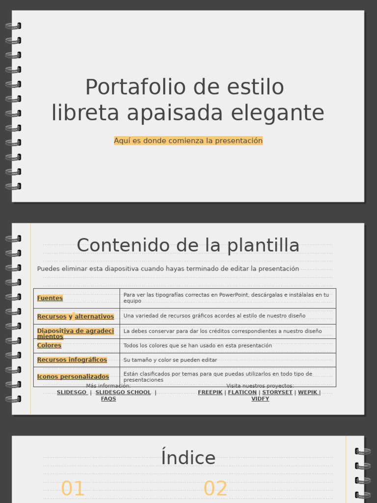 Elegant Style Oblong Notebook Portfolio by Slidesgo | PDF | Planetas ...