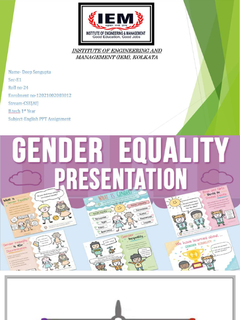 Deep Gender Equality | PDF | Woman | Gender