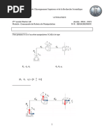 Correction TD 3 Robotique 2021-2022 | PDF | Automatisation | Mathématiques