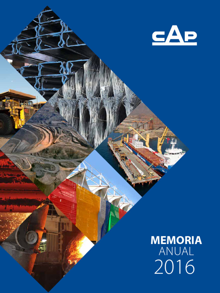 Memoria Anual 2016 de CAP S.A. | PDF | Minería | Economias