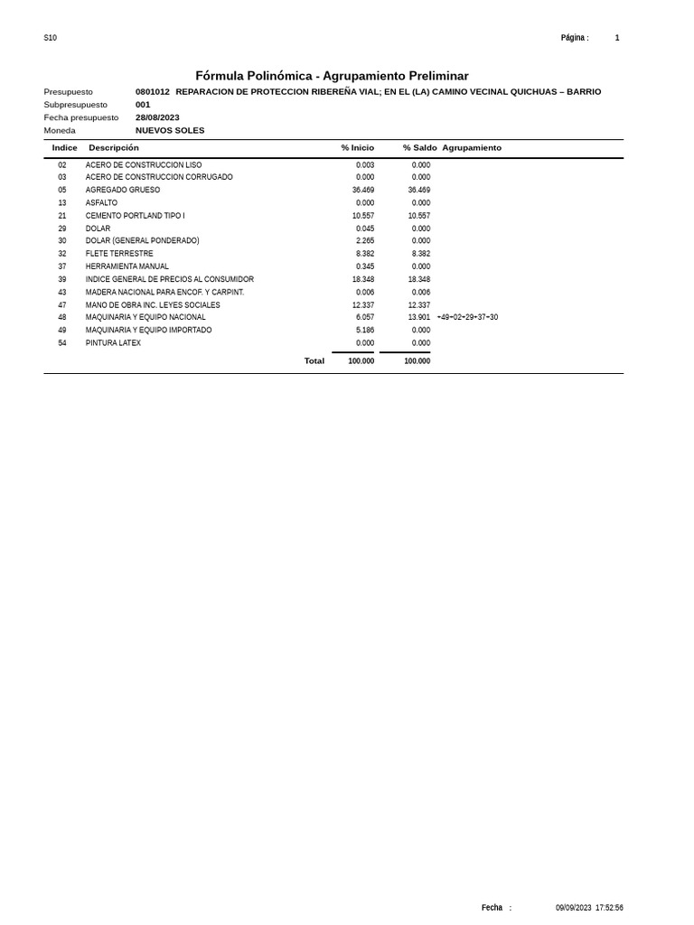 Agrupamiento Preliminar | PDF