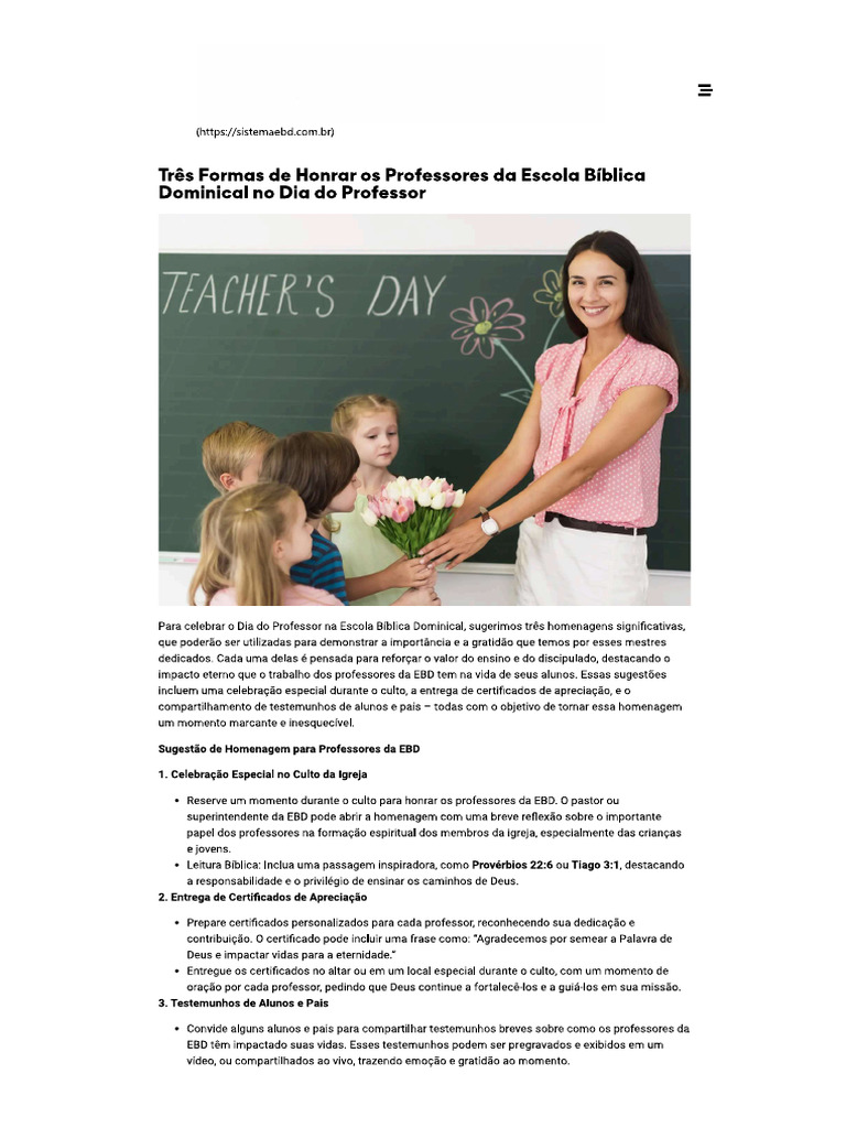 Professor de EBD | PDF