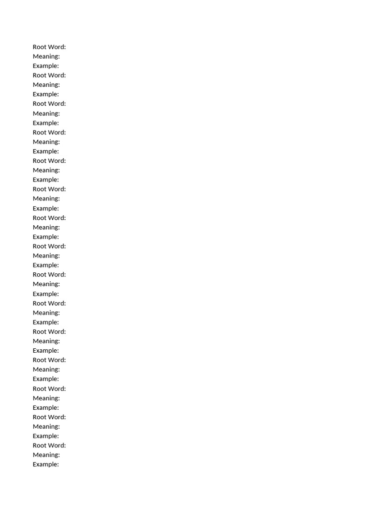 14 460 Greek and Latin Roots With Meaning and Examples | PDF
