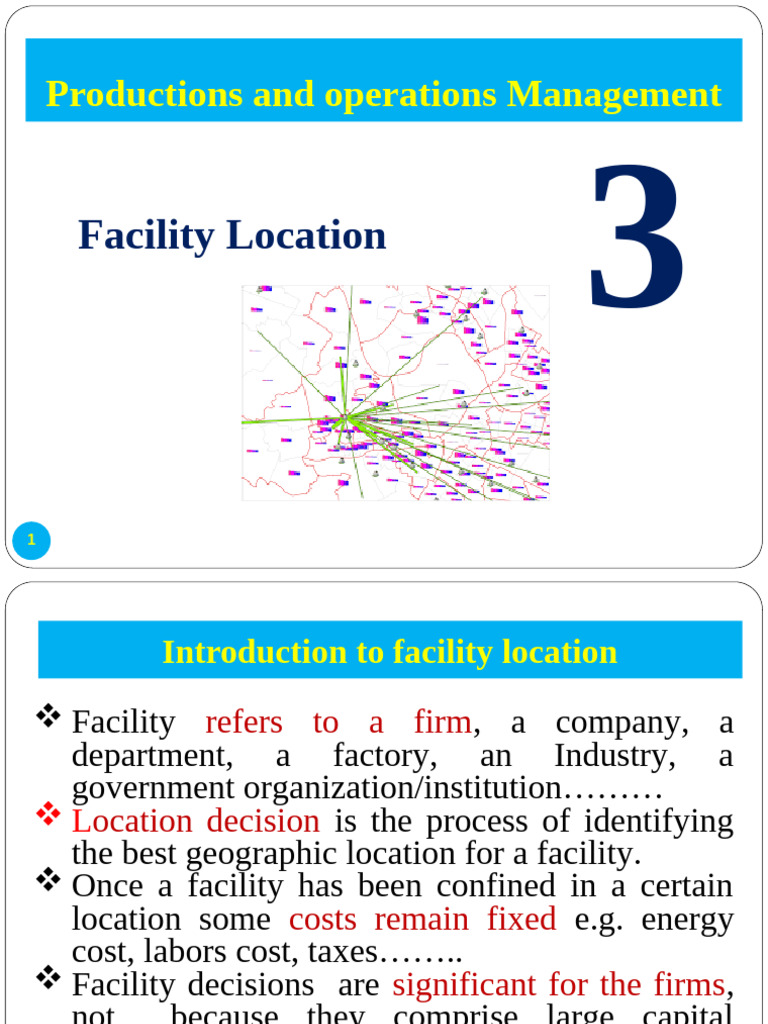 Chp3 Facility Location | PDF | Labour Economics | Economies