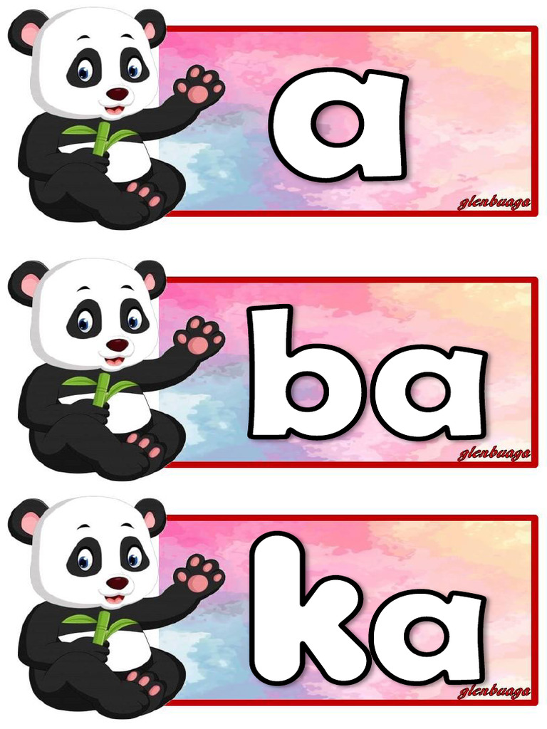 Flashcards AEIOU | PDF