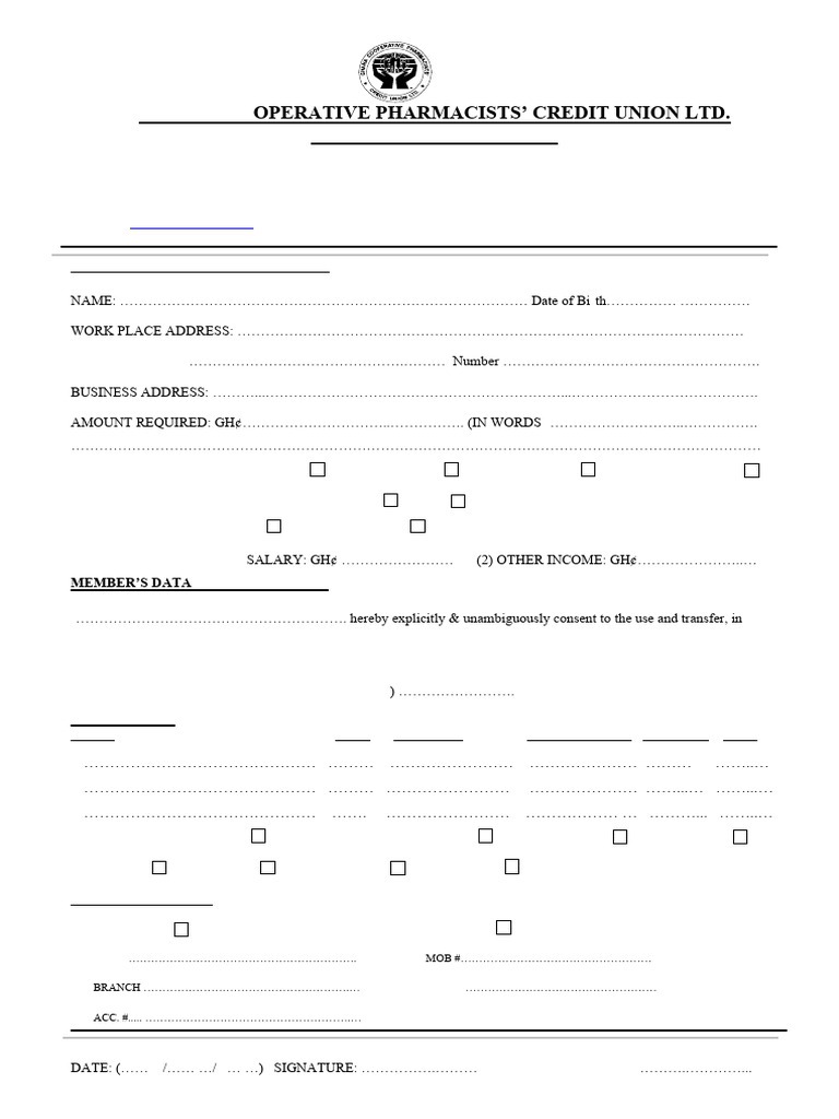 Loan Application Forms | PDF | Personal Finance | Financial Services