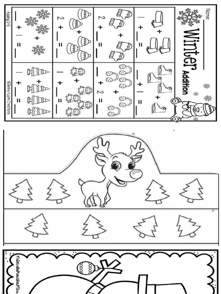 Actividades de Invierno Preescolar | PDF