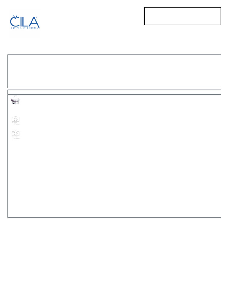 Cotización Equipamiento Dental CILA | PDF