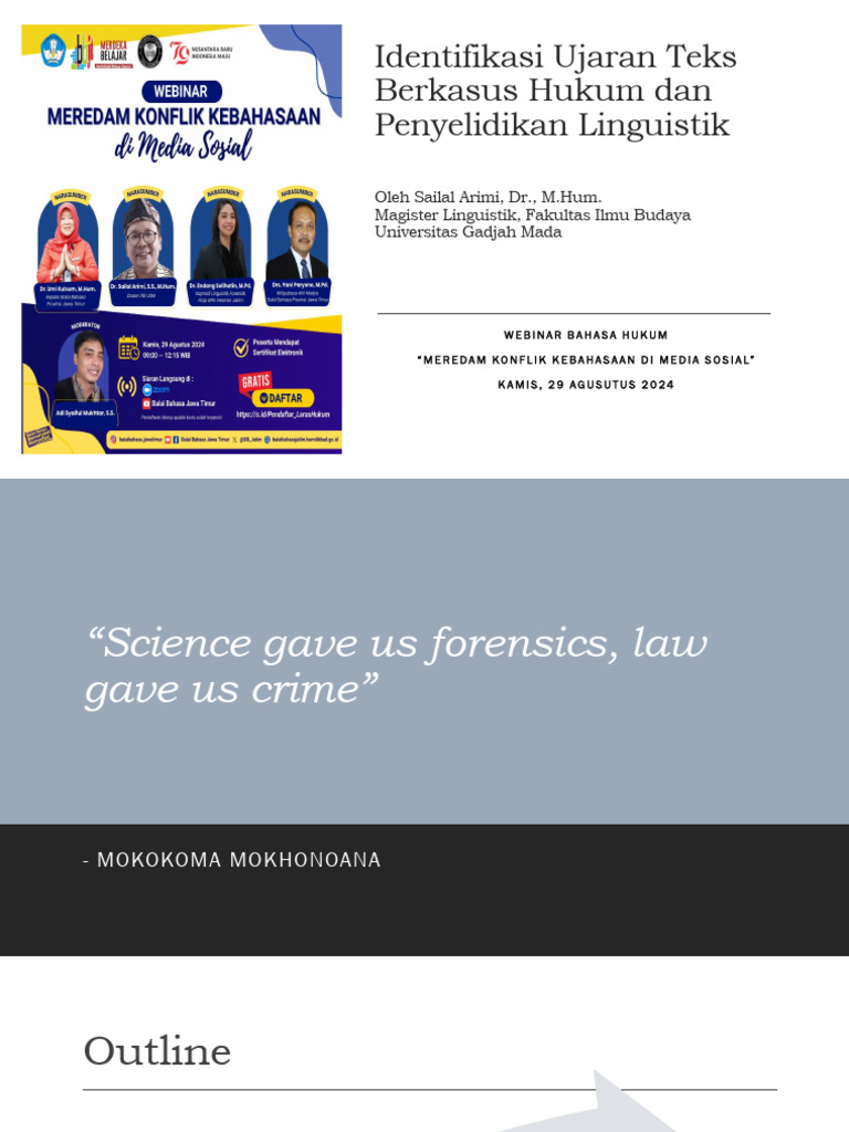 Webinar Bahasa Hukum BBJT 29 Agustus 2024 | PDF