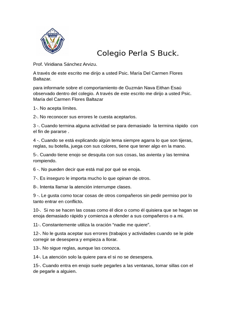 Diagnóstico de Eithan | PDF