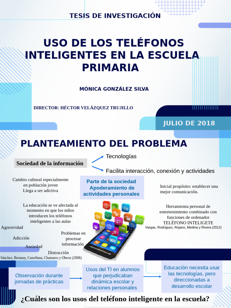 Uso de Telefono Inteligentes | PDF | Comunicación | Escuelas