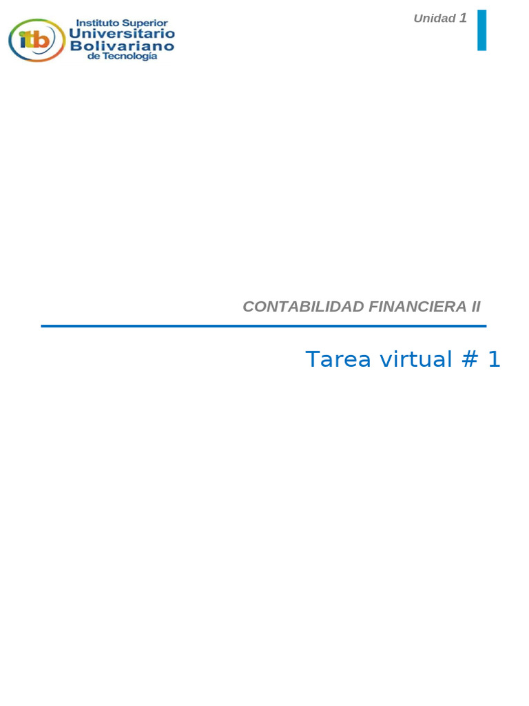 Tarea Virtual # 1 | PDF | Business