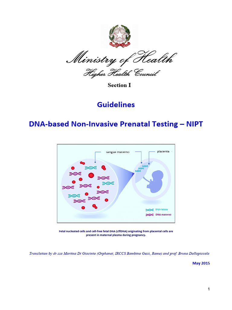 Nipt Details With History Italy | PDF | Health Sciences | Genetics