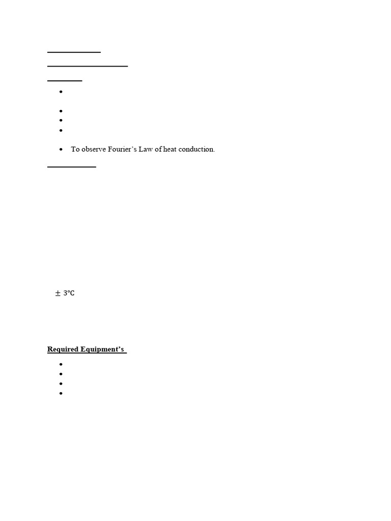 Linear Heat Conduction Experiment Analysis | PDF | Thermal Conduction ...