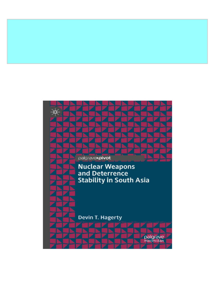 Buy Ebook Nuclear Weapons and Deterrence Stability in South Asia Devin ... Buy Ebook Nuclear Weapons and Deterrence Stability in South Asia Devin ...