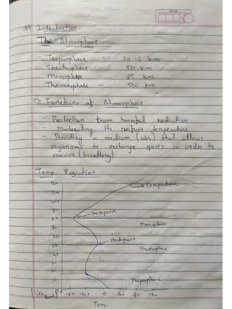 Air Pollution Notes | PDF