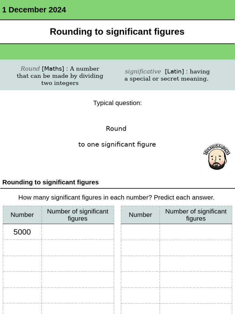 Rounding to Significant Figures Guide | PDF | Mathematics | Arithmetic