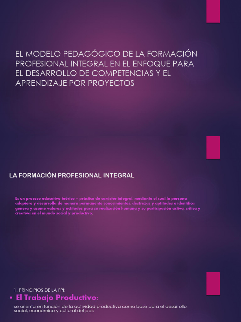 Modelo Pedagógico en Formación Integral | PDF | Aprendizaje | Pedagogía