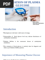 Estimation of Blood Glucose by GOD & POD Method | PDF | Glucose ...