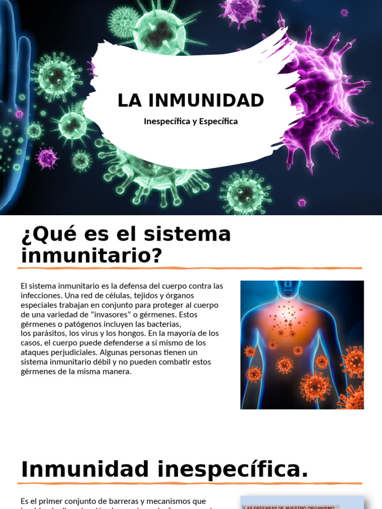 La Inmunidad | PDF | Sistema inmune | Antígeno