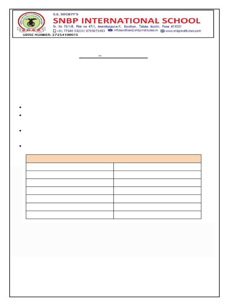 PTM Circular 1 | PDF