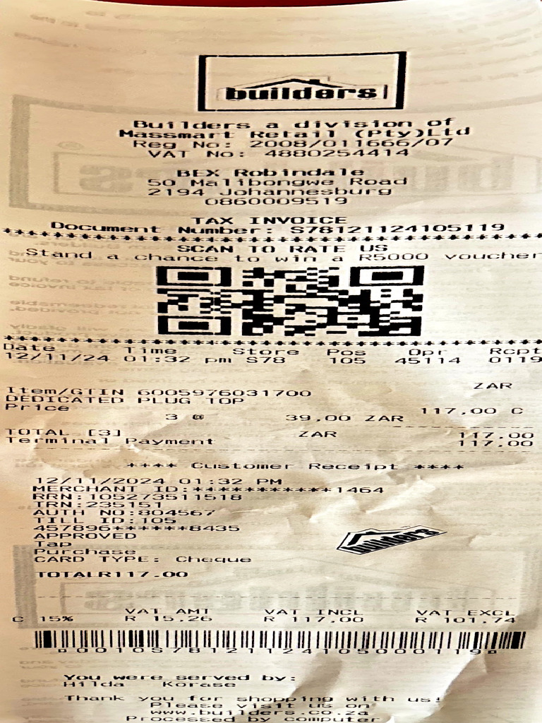 Builders Tax Invoice S781 | PDF