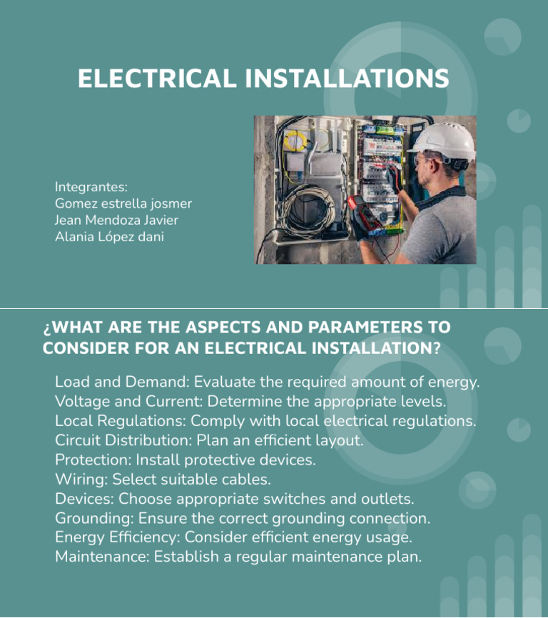 Electrical Installations | PDF