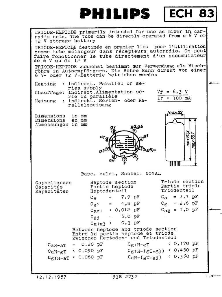 Datasheet - HK Ech83 1235791 | PDF